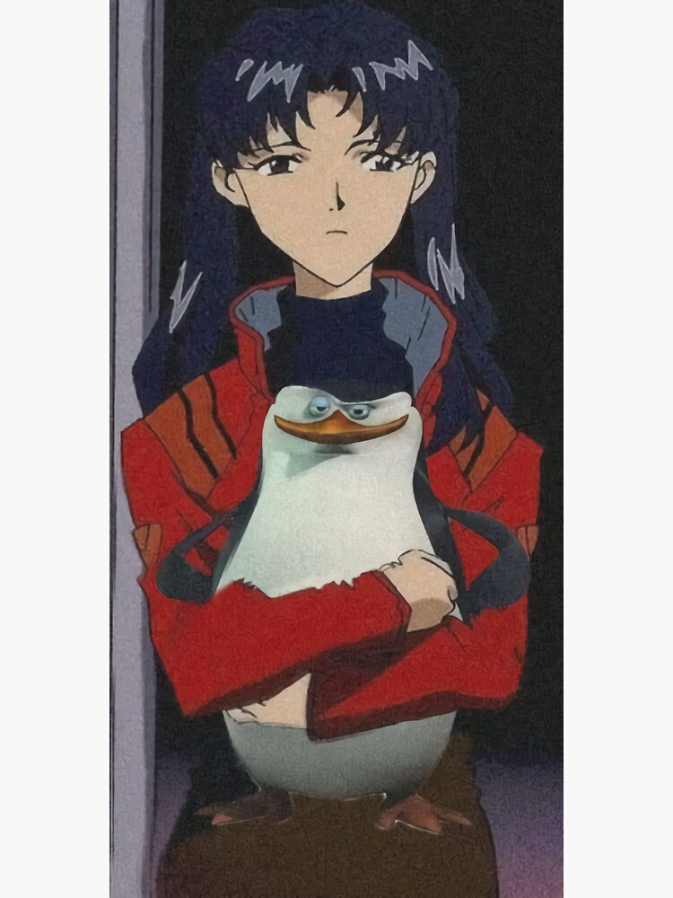 "Skipper and Misato" Sticker for Sale by Regseh | Redbubble