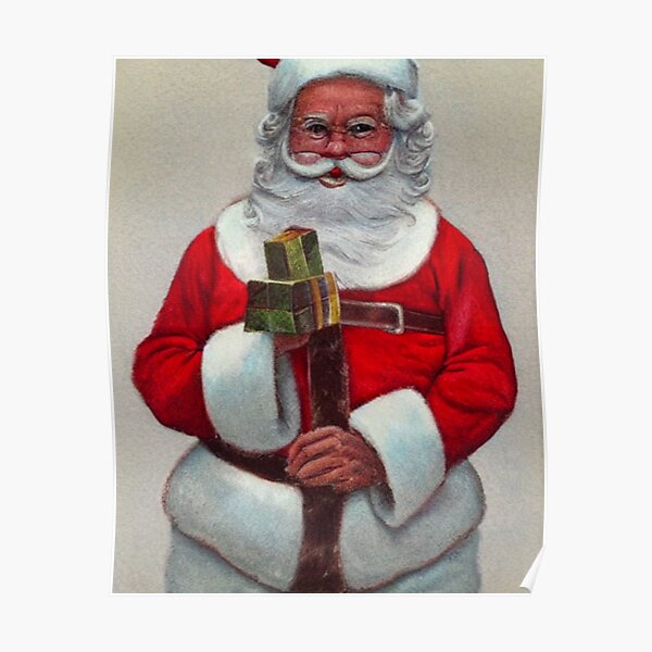 "Santa" Poster for Sale by ZvezdanArt | Redbubble