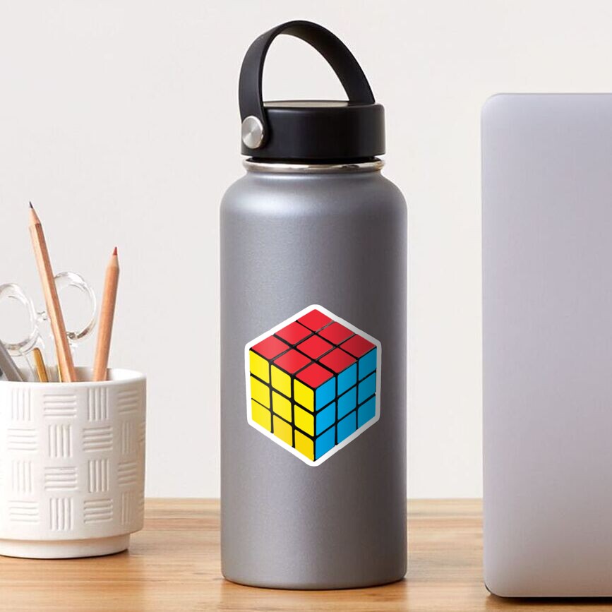 "Rubix Cube Hex Sticker" Sticker for Sale by blakethedead | Redbubble