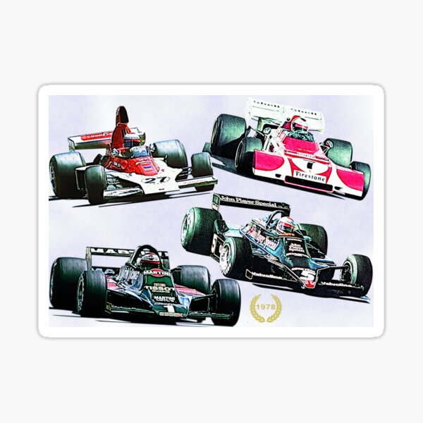 "Legends of Formula 1:Mario Andretti" Sticker for Sale by EdwinSixtytwo ...