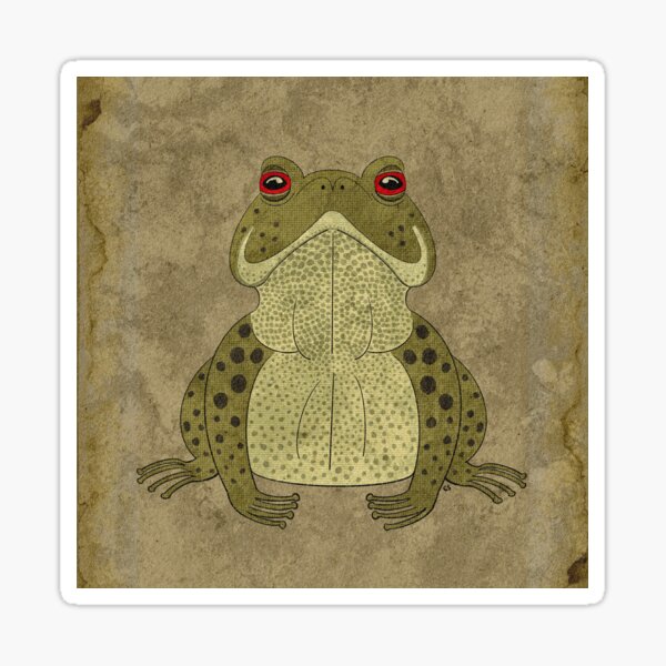 "Toad " Sticker for Sale by SaintCharity | Redbubble