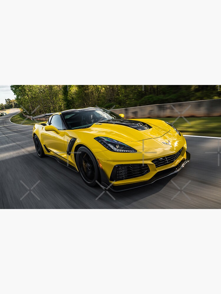 "Yellow C8 Wallpaper" Sticker for Sale by copticcast | Redbubble