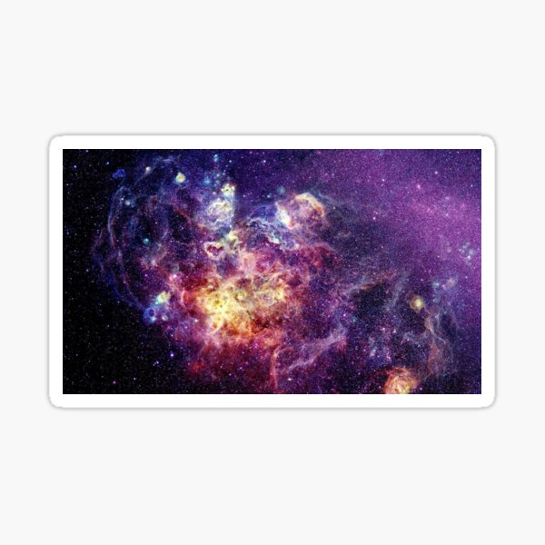 "Galaxy Nebula " Sticker for Sale by SpaceRipple | Redbubble