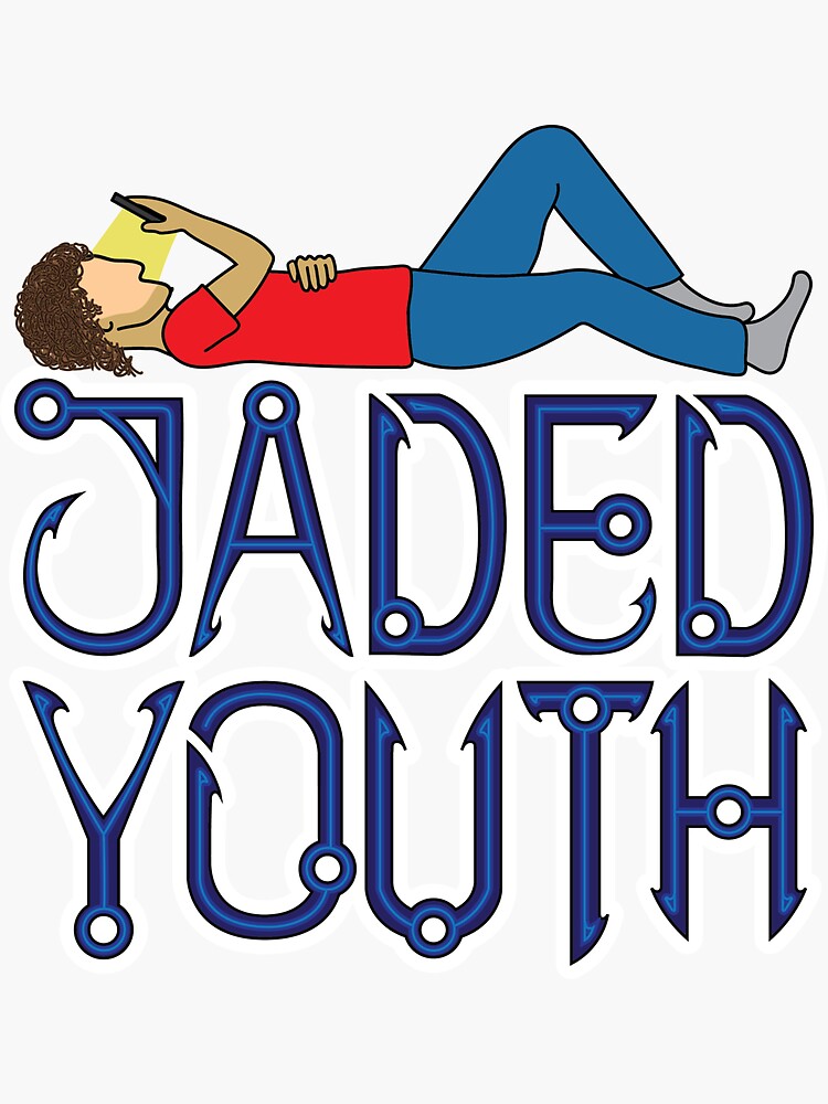 Jaded Youth Light Skin Sticker For Sale By Bitter Apple Redbubble
