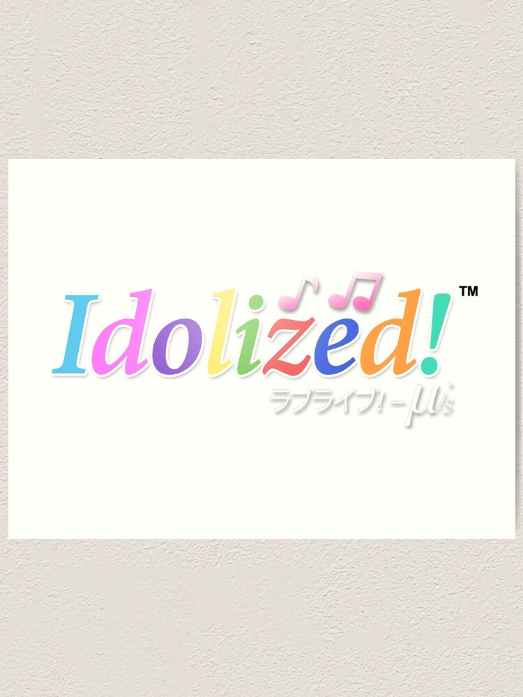 "Idolized Logo" Art Print for Sale by meumix | Redbubble