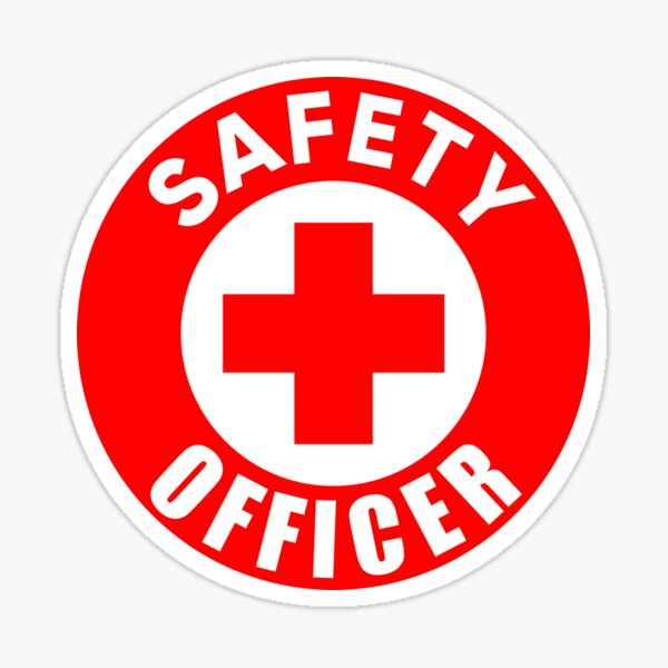 "Safety Officer" Sticker for Sale by Doacts | Redbubble
