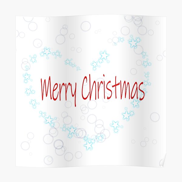 "Merry Christmas" Poster for Sale by ekaduatiga | Redbubble