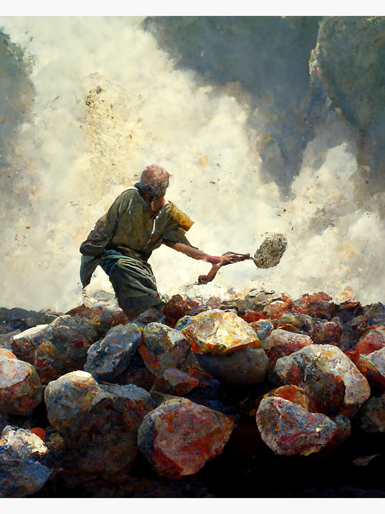 "David Slinging a Stone" Sticker for Sale by jebbyball | Redbubble