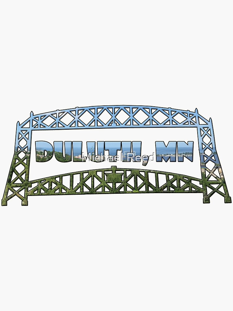 "Duluth, MN Aerial Lift Bridge" Sticker by gorff | Redbubble