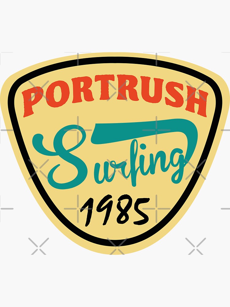 "Surf Beach Portrush Surfing County Antrim Northern Ireland" Sticker ...