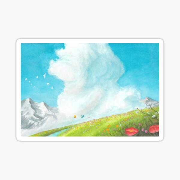 "Studio ghibli howls' moving castle the wind rises" Sticker for Sale by ...
