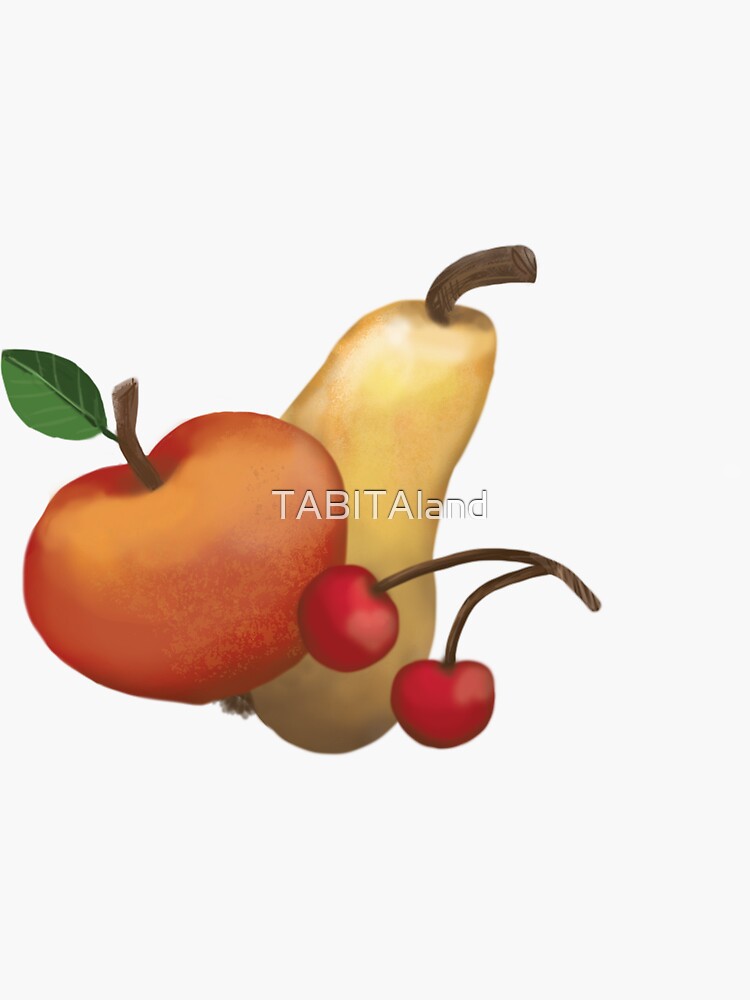 "Friut" Sticker for Sale by TABITAland | Redbubble