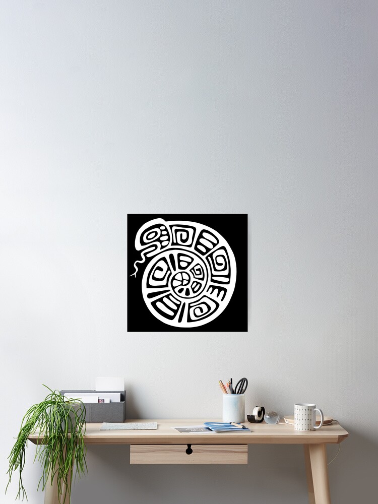 "Inca culture, snake symbol" Poster by MIRO3D | Redbubble