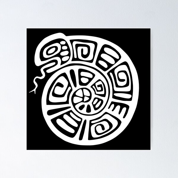 "Inca culture, snake symbol" Poster by MIRO3D | Redbubble