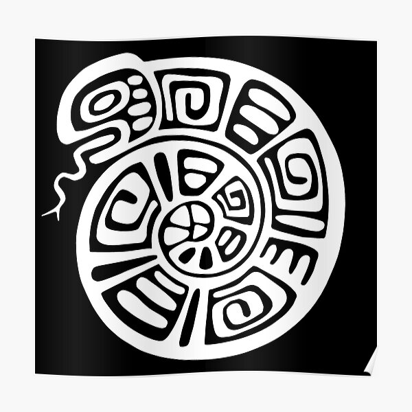 "Inca culture, snake symbol" Poster for Sale by MIRO3D | Redbubble