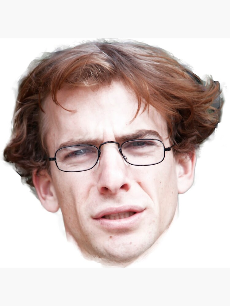 "cherdleys face meme" Sticker for Sale by michaalec | Redbubble