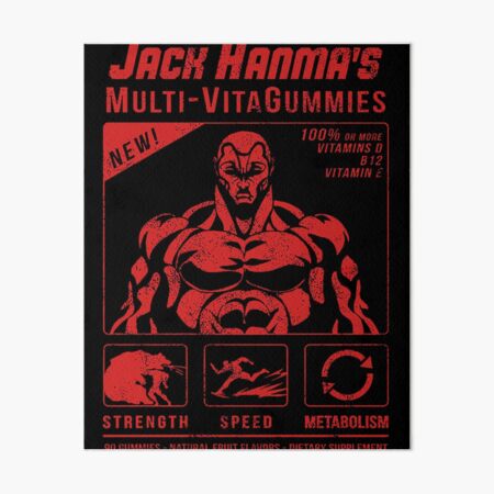 "Cool Jack Hanma Old Red Design from Baki Hanma the Grappler Anime and ...