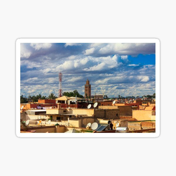 "Marrakech Medina. Morocco" Sticker for Sale by BENMBARK | Redbubble