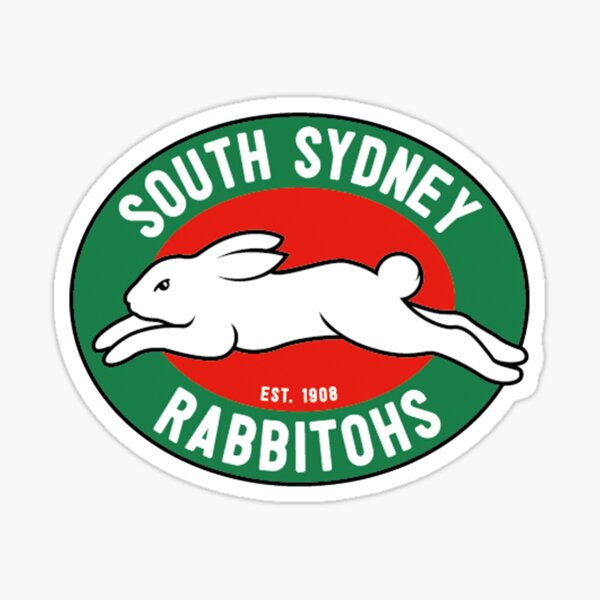 "New South Sydney Rabbitohs" Sticker for Sale by nezharegragi | Redbubble