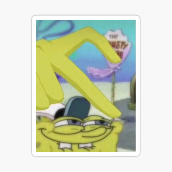 "SpongeBob " Sticker for Sale by Smileeveryday27 | Redbubble