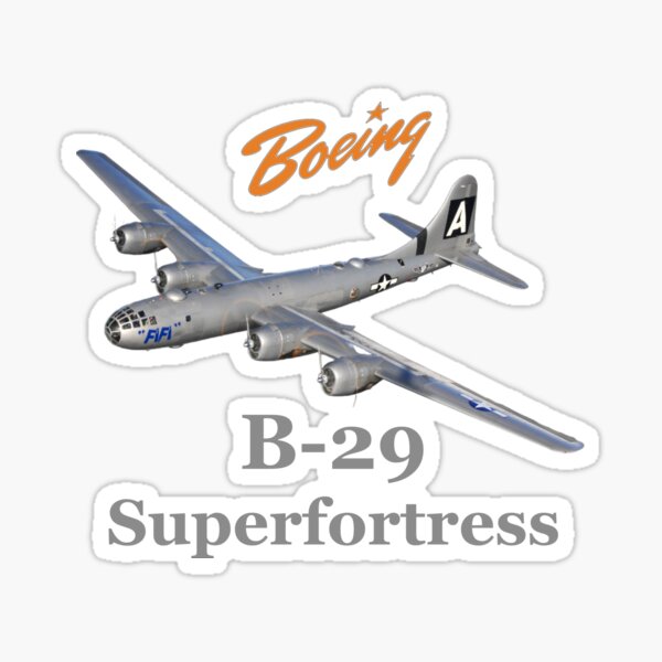 "Boeing B-29 Superfortress" Sticker for Sale by Digitalfred | Redbubble