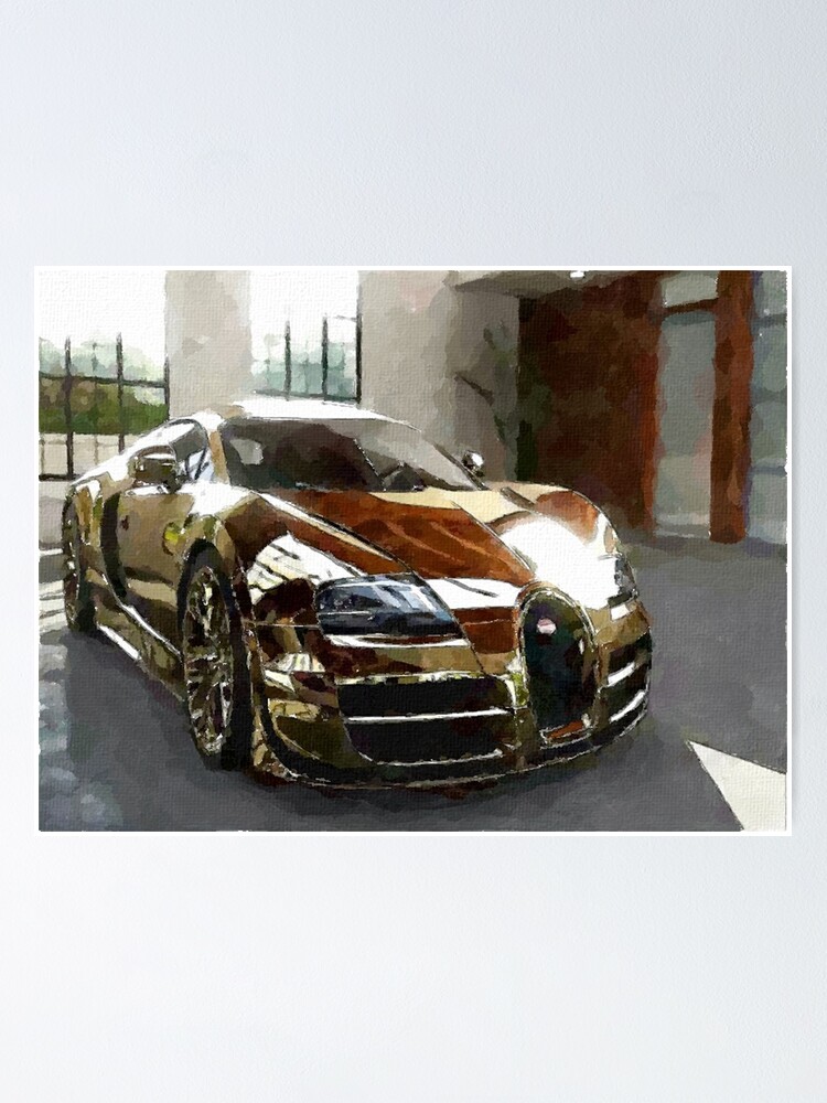 "Bugatti Veyron-Malerei" Poster von jonathansteward | Redbubble