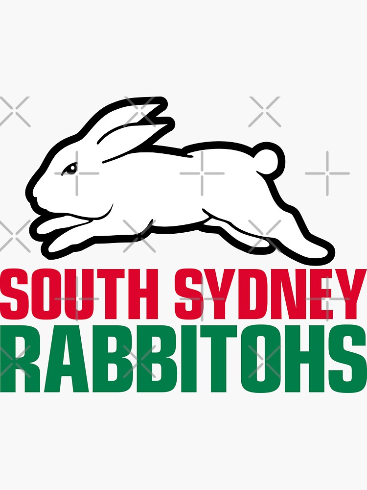 "New South Sydney Rabbitohs" Sticker for Sale by nezharegragi | Redbubble
