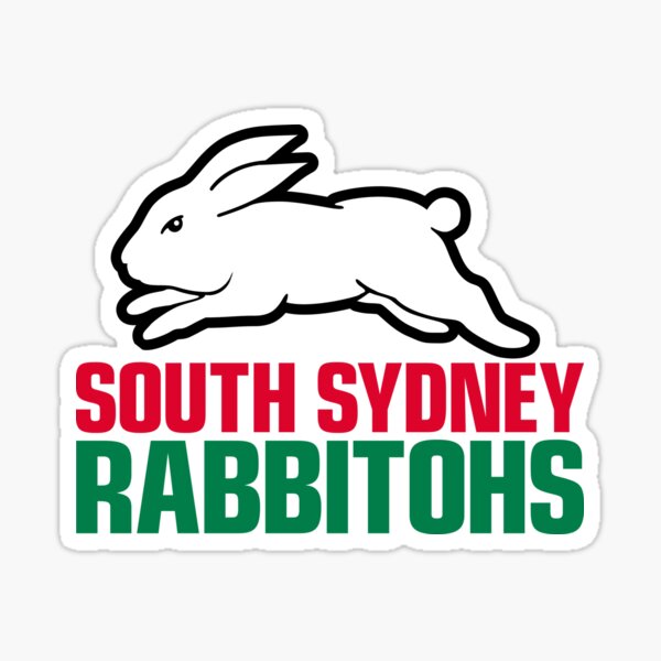"New South Sydney Rabbitohs" Sticker for Sale by nezharegragi | Redbubble