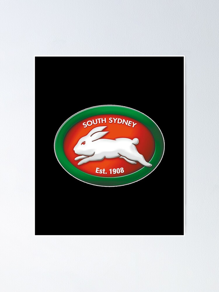 "Logo South Sydney Rabbitohs" Poster for Sale by nezharegragi | Redbubble
