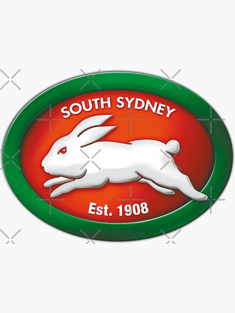 "Logo South Sydney Rabbitohs" Sticker for Sale by nezharegragi | Redbubble