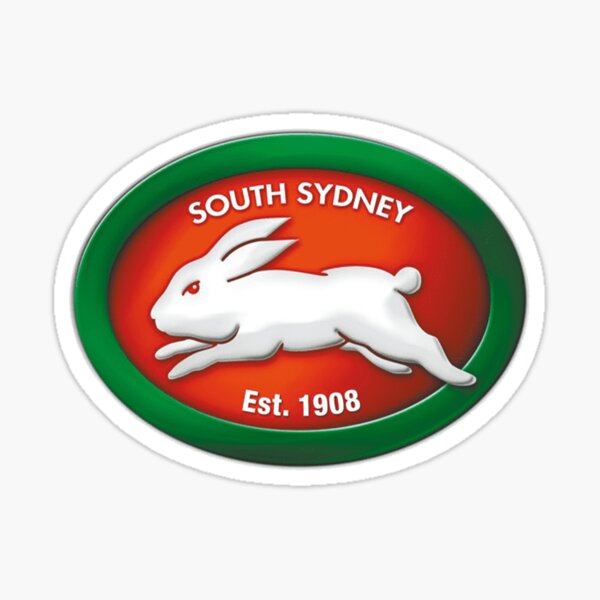"Logo South Sydney Rabbitohs" Sticker for Sale by nezharegragi | Redbubble