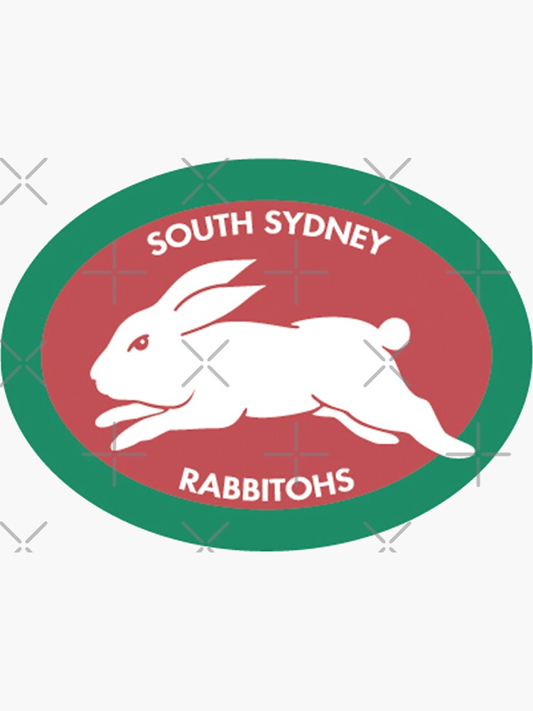 "Logo South Sydney Rabbitohs" Sticker for Sale by nezharegragi | Redbubble