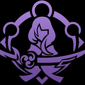 "Raiden Shogun logo - Genshin Impact" Poster for Sale by Damien Pepper | Redbubble