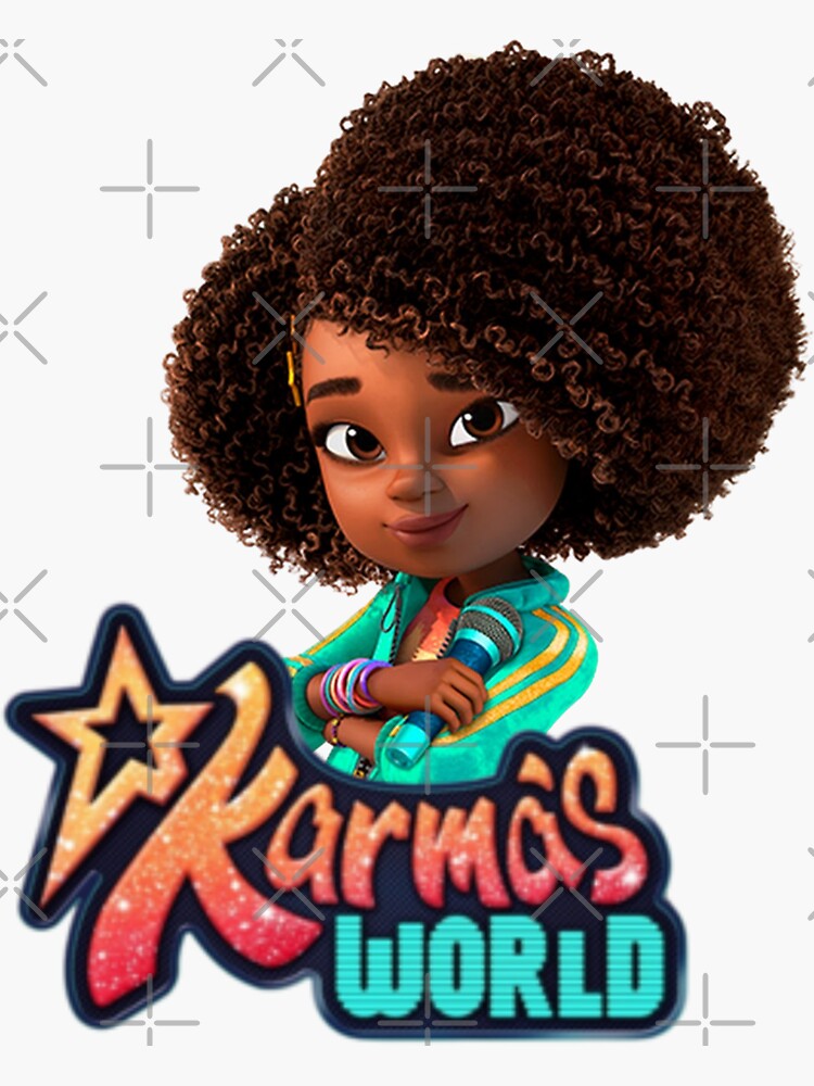 " karma's world" Sticker for Sale by HTBH | Redbubble