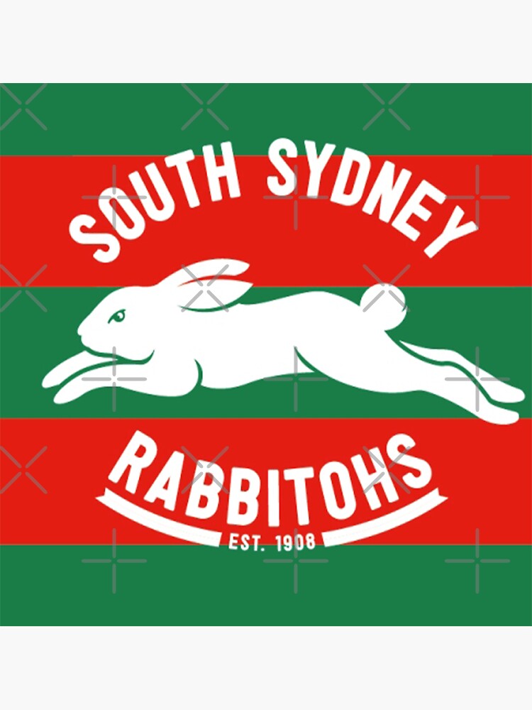 "New South Sydney Rabbitohs" Sticker for Sale by nezharegragi | Redbubble
