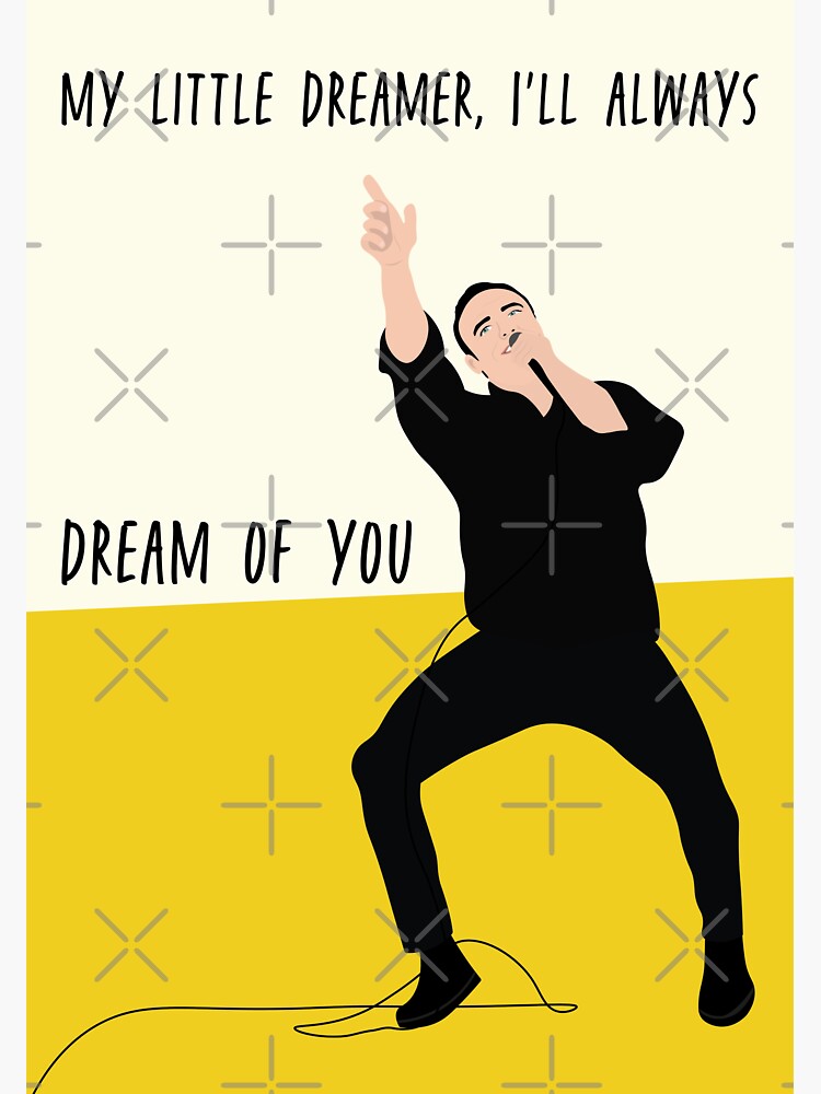 "Future Islands Sam Herring dancing - Little Dreamer" Sticker for Sale ...