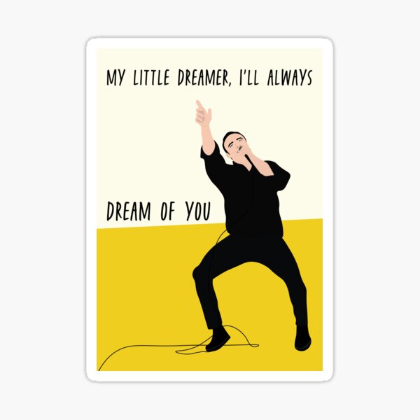 "Future Islands Sam Herring dancing - Little Dreamer" Sticker for Sale ...