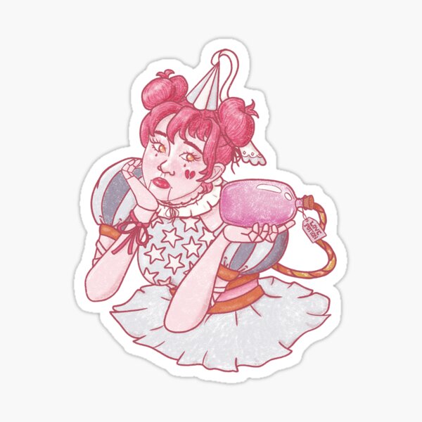 "Circus Automaton" Sticker for Sale by LauraAnneArt | Redbubble