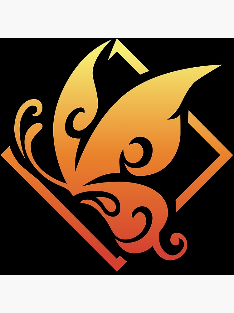 "Hu Tao logo - Genshin Impact" Photographic Print for Sale by ...