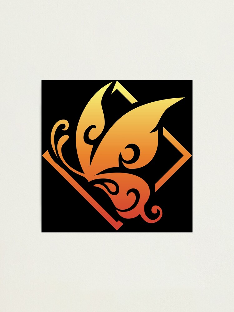 "Hu Tao logo - Genshin Impact" Photographic Print for Sale by ...