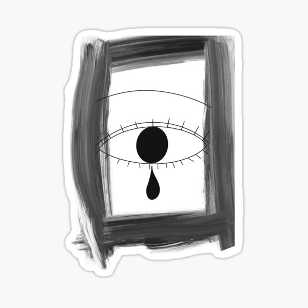 "Open the eye" Sticker for Sale by UrbanWhale | Redbubble