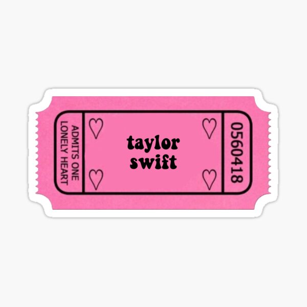 "taylor" Sticker for Sale by ghostinworld | Redbubble
