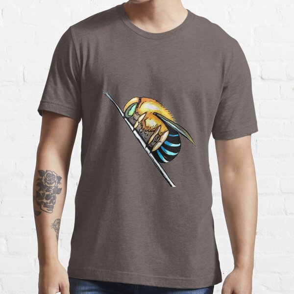 Australian Blue Banded Bee T Shirt For Sale By Pipandthesea
