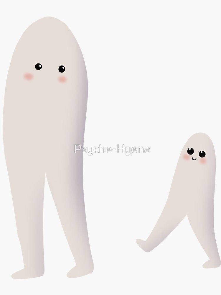 "mom & baby nightcrawlers" Sticker for Sale by Psyche-Hyena | Redbubble