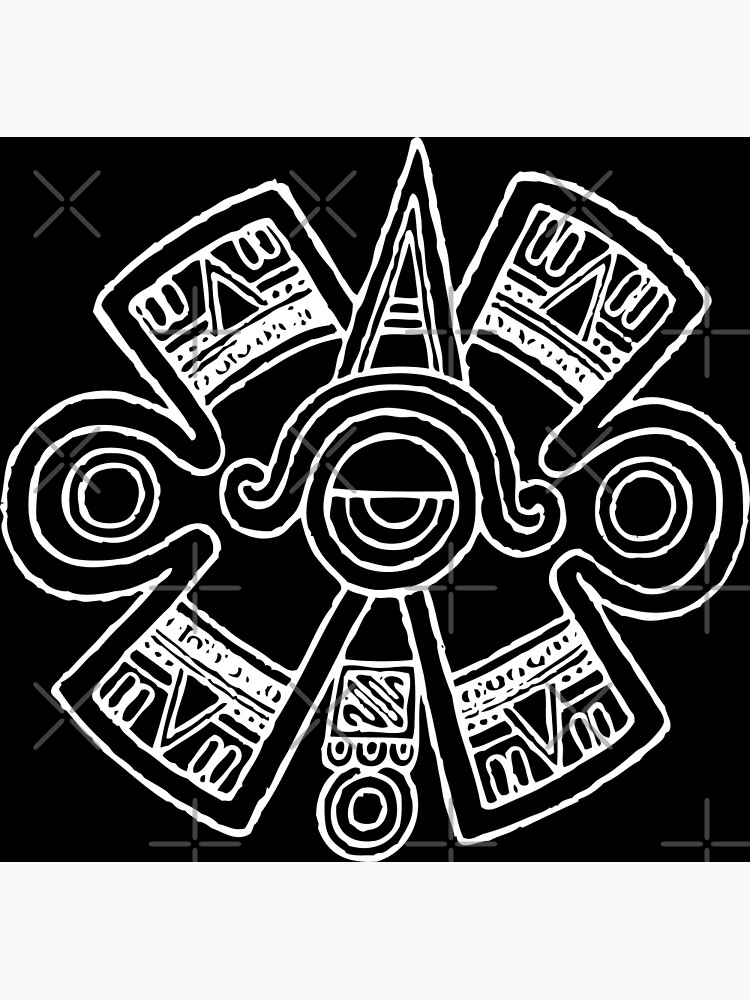 Póster «Símbolo del Sol_Culturas Mexicanas Antiguas» de Akoa | Redbubble