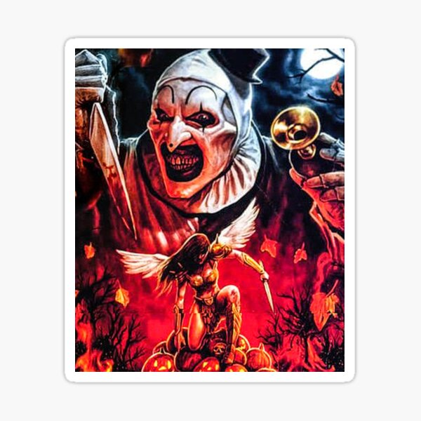 "Terrifier 2" Sticker for Sale by FatimaAK | Redbubble