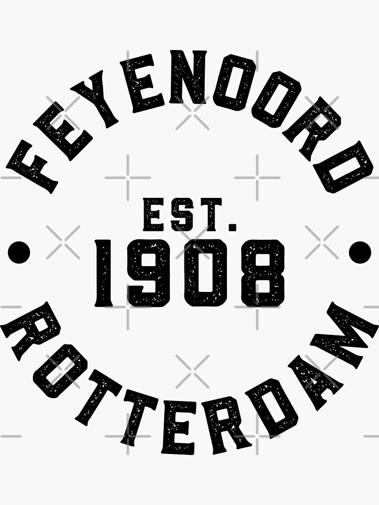 "Feyenoord" Sticker for Sale by vintage-foot | Redbubble