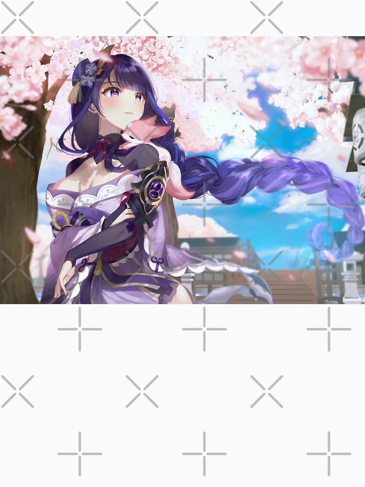 "Sakura Raiden Shogun Genshin Impact" T-shirt for Sale by genshinwaifus | Redbubble | sakura ...