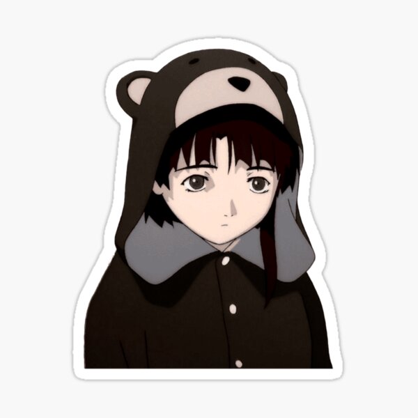 "Eerial experiments lain japan " Sticker for Sale by tomadecorhouse ...