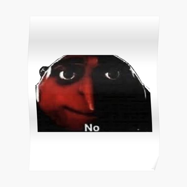 "No Cursed Meme" Poster for Sale by BetterLeo | Redbubble